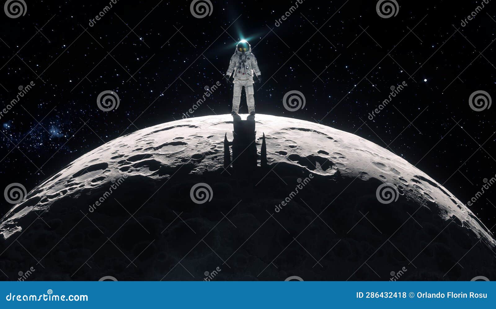 Astronaut . Science Fiction and Space Exploration Concept Stock ...