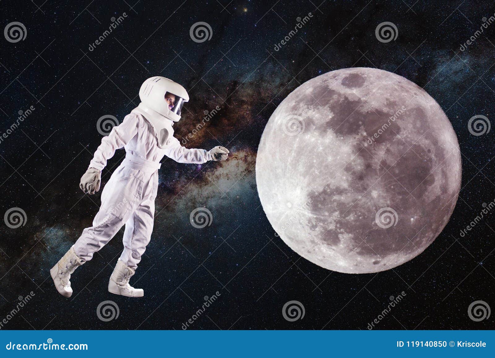 Exploration Moon At Night