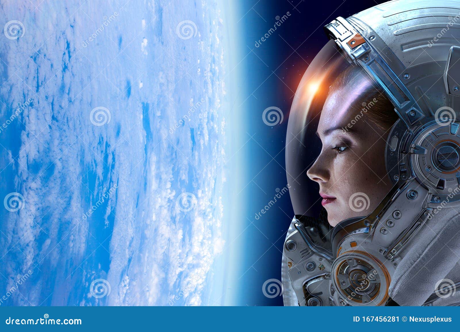 Exploring Outer Space. Mixed Media Stock Image - Image of globe, black ...