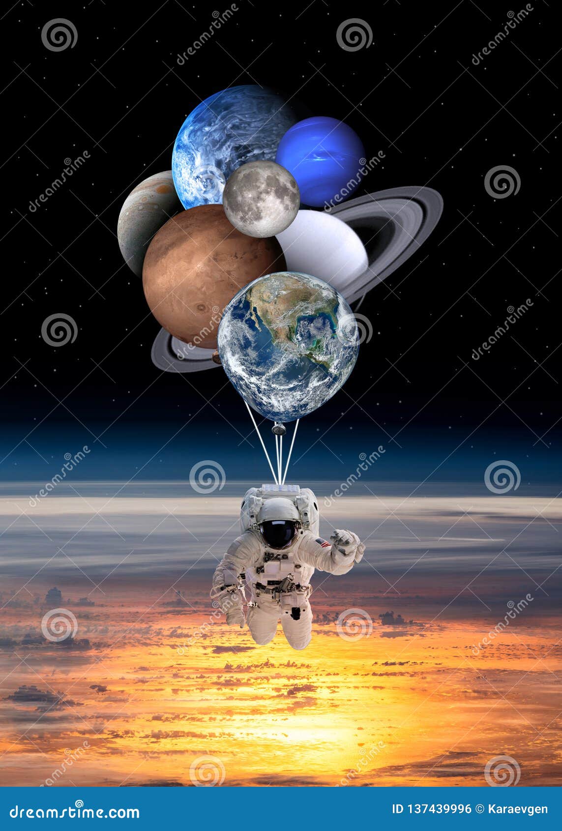 Planets Made With A Balloon