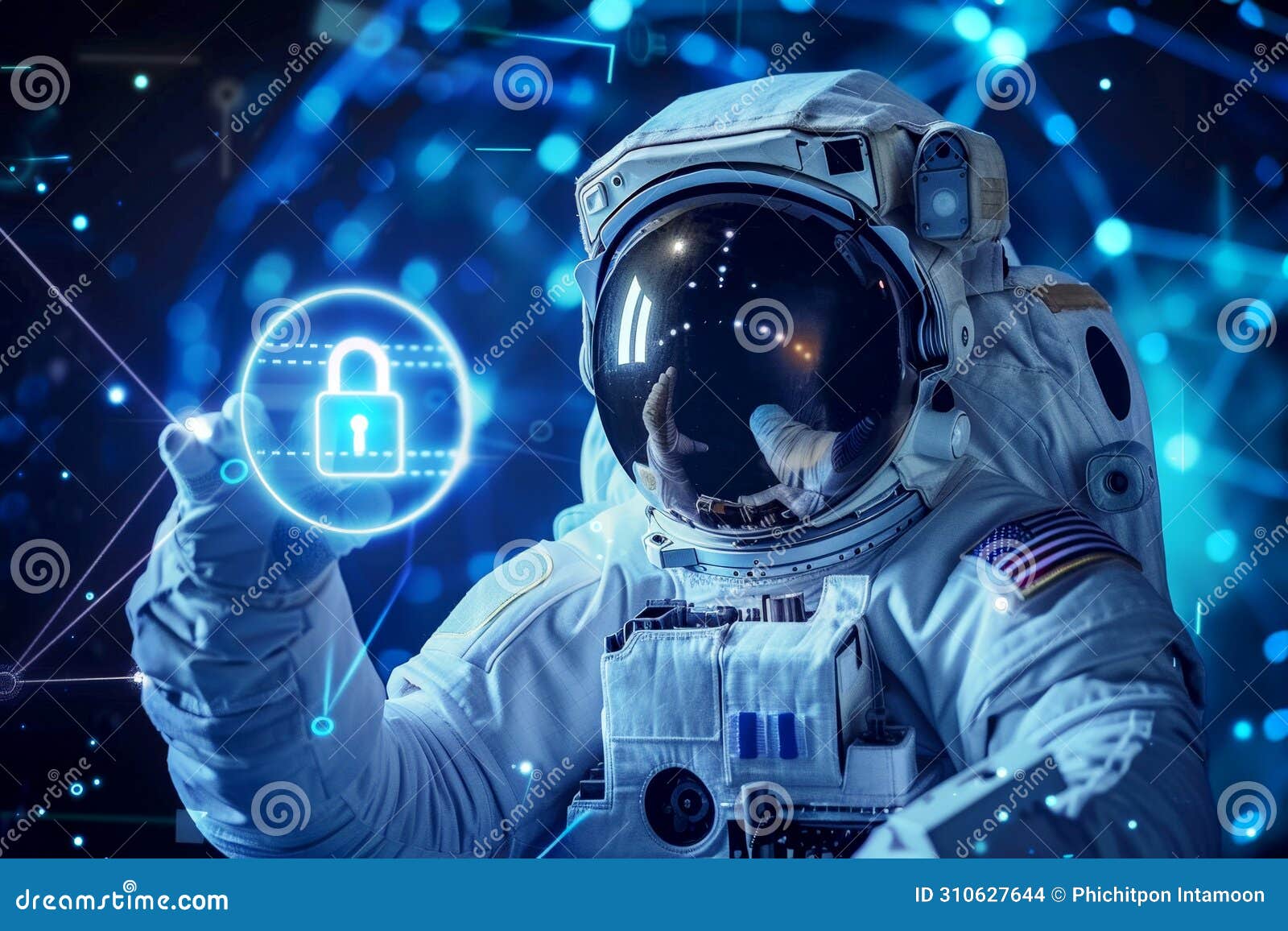 An Astronaut Take Cyber Security and Data Encryption and Internet Crime ...