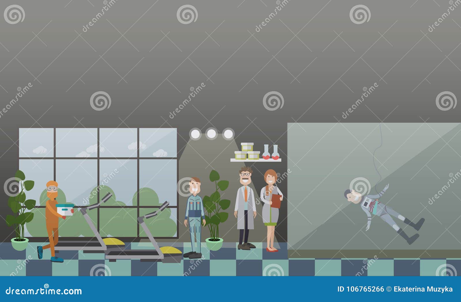 Astronaut Training, Vestibular Apparatus Test, Spaceman Health Testing ...