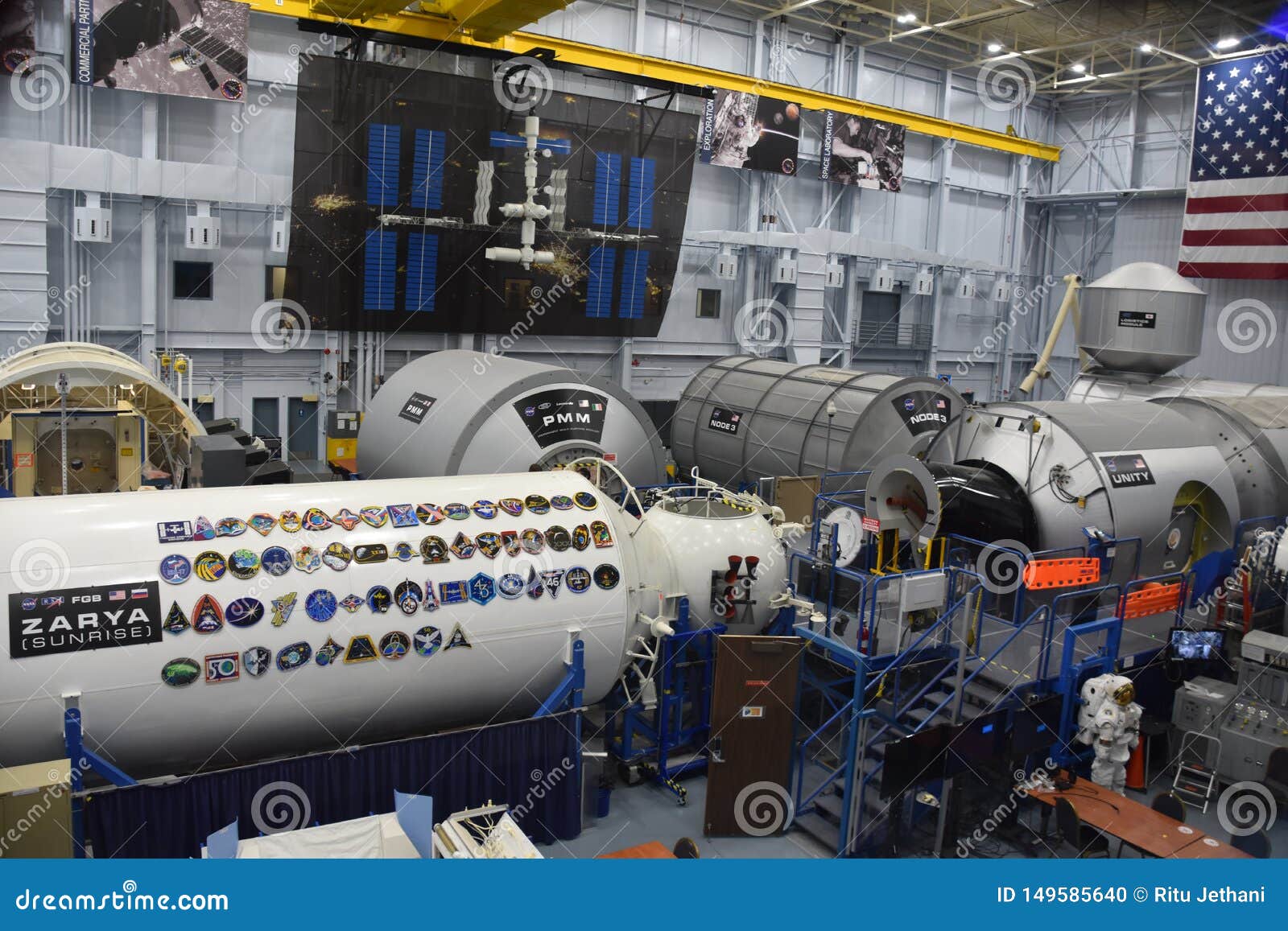 Astronaut Training Facility at Space Center Houston in Texas Editorial ...