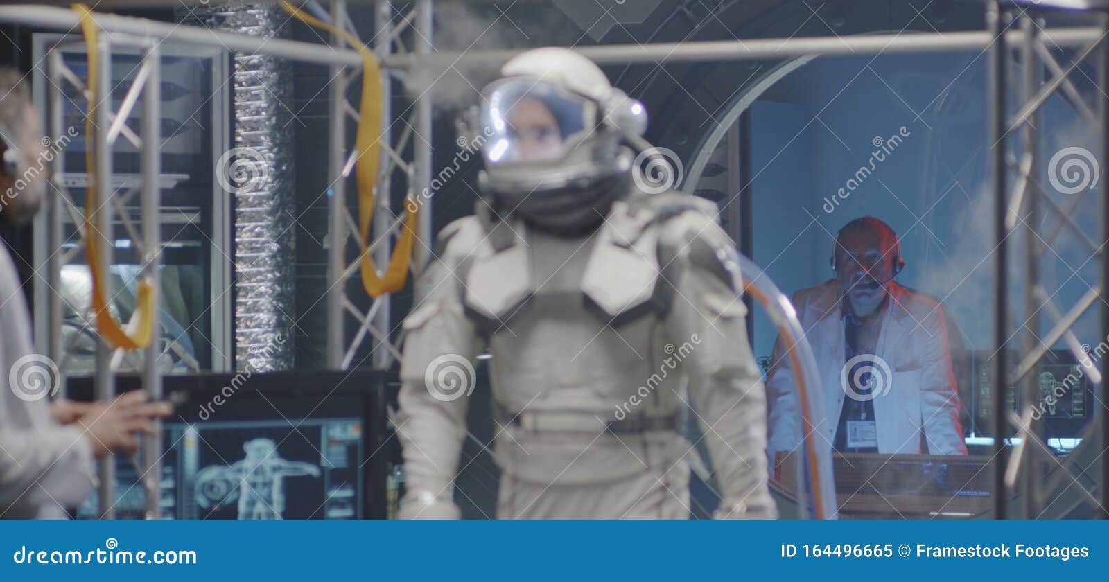 Astronaut Walking on a Treadmill Stock Image - Image of treadmill ...