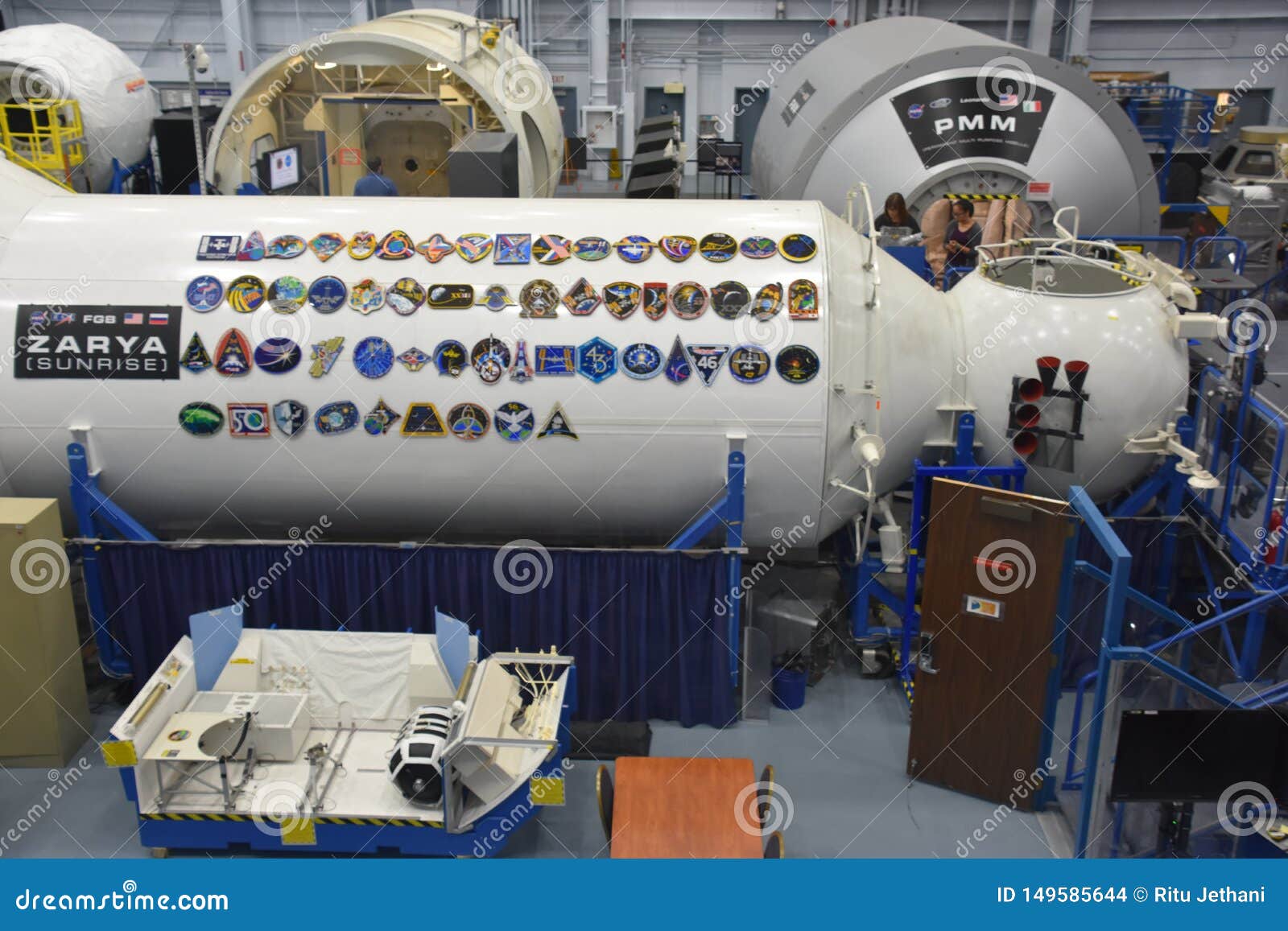 Astronauta Training Facility No Centro Espacial Houston Em Texas Imagem ...