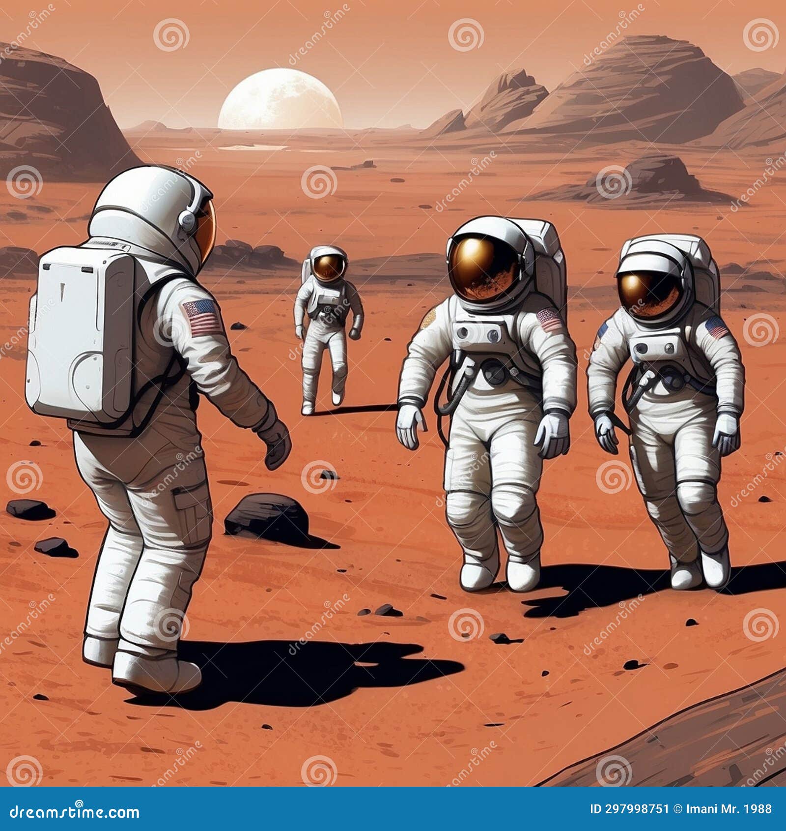 Astronautdancing stock image. Image of cosmic, gravity - 297998751