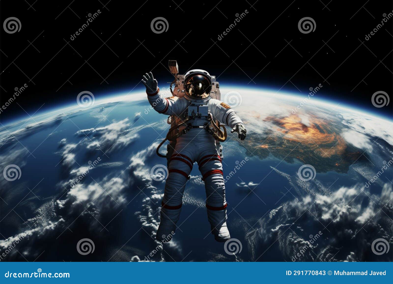 Astronauts Celestial Odyssey Guarding Earth From The Transformative ...