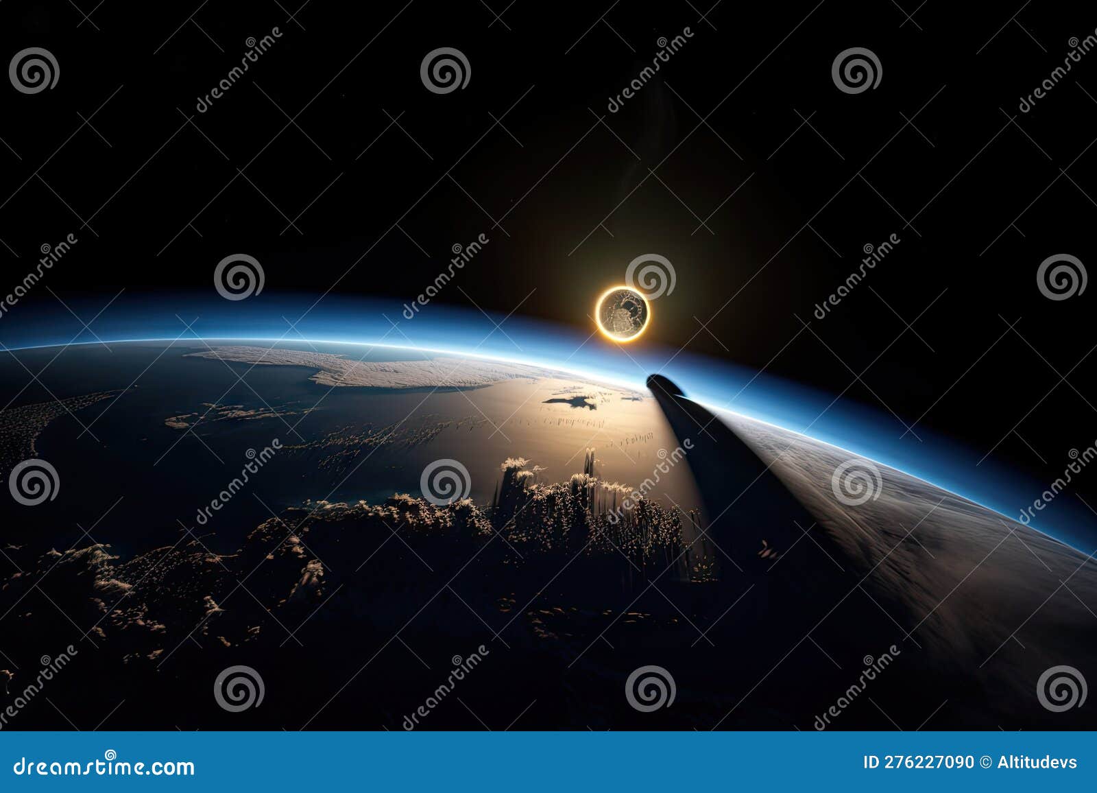 Astronomer, Studying the Details of Solar Eclipse with Telescope and ...