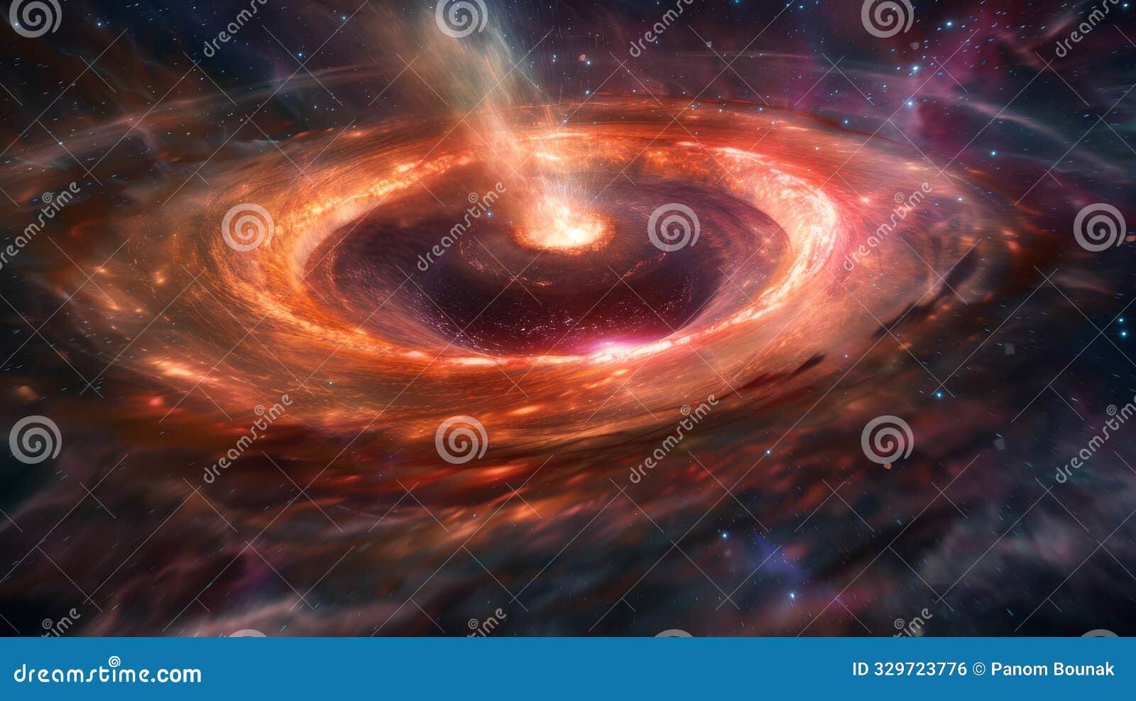 Astronomers Analyzing Data From A Black Hole Accretion Disk Royalty ...