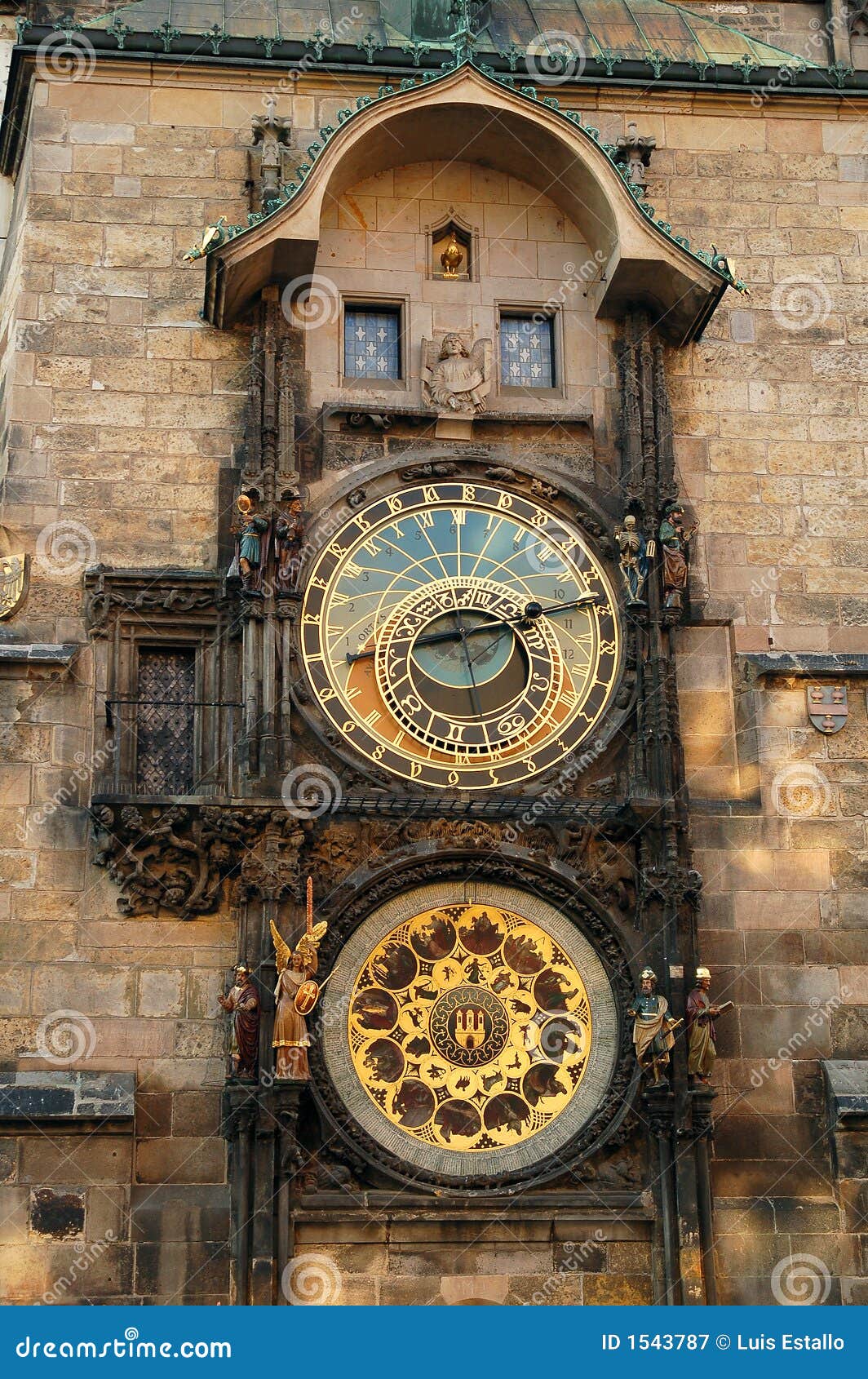 Astronomic clock 5 stock image. Image of europe, ancient - 1543787