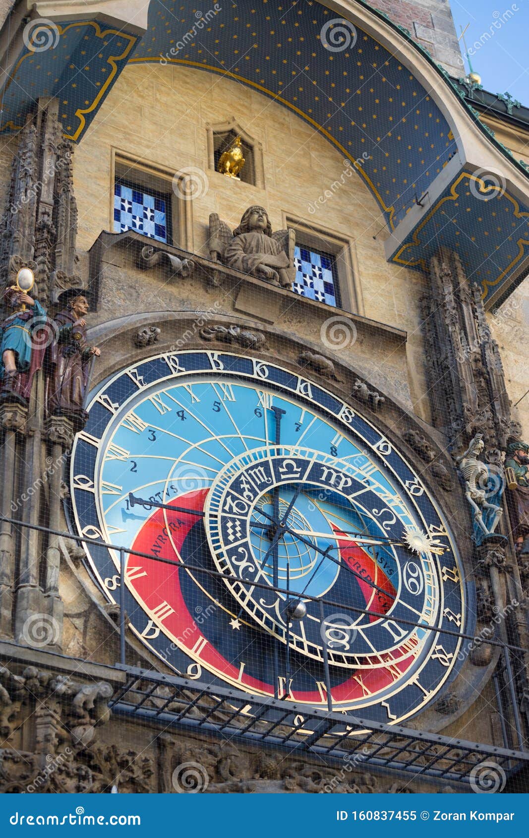 Astronomic Clock on the Old Town Hall Tower at Staromestska Square in ...