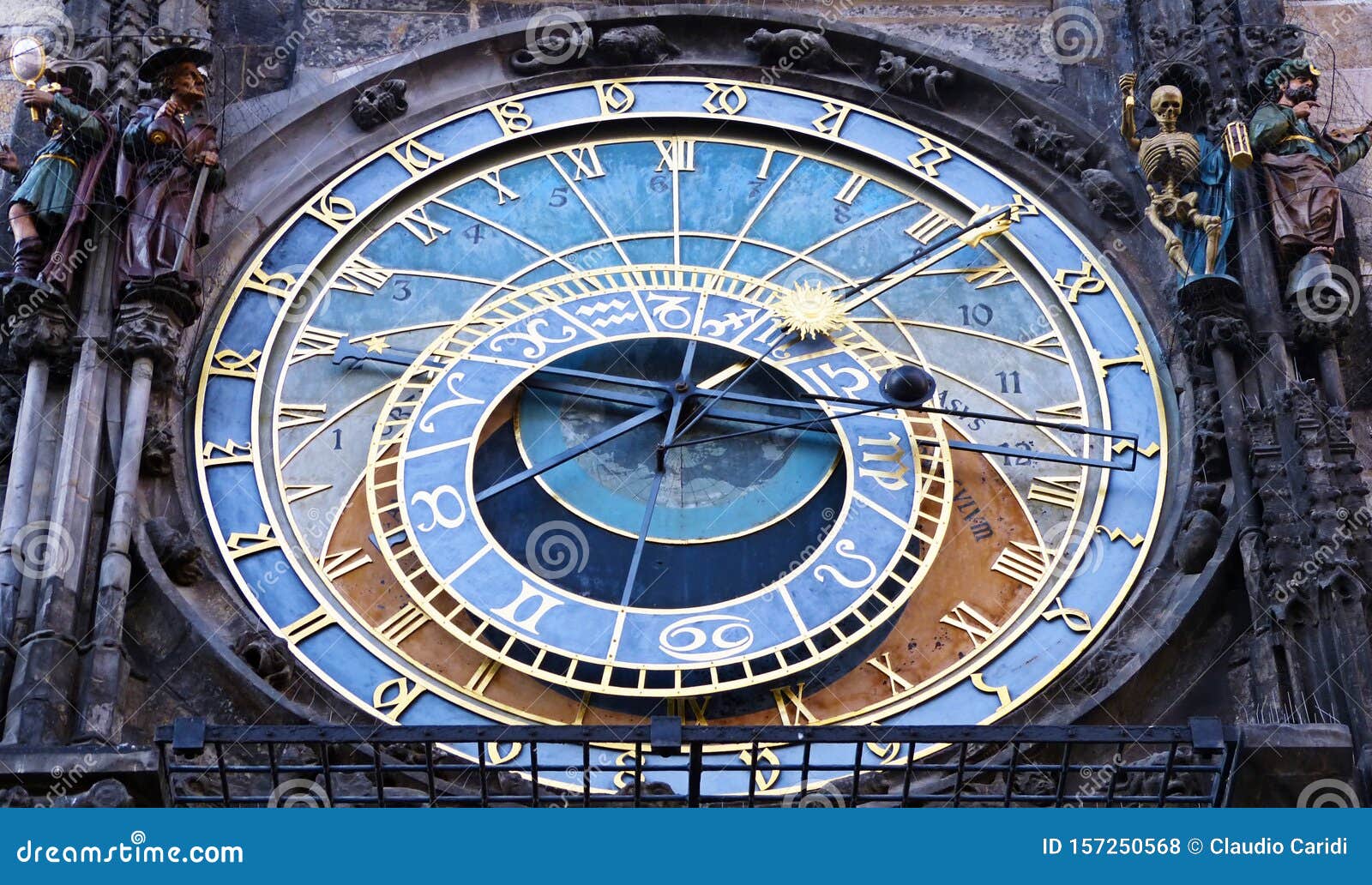 The Astronomic Watch of Prague. Stock Photo - Image of prague, clock ...