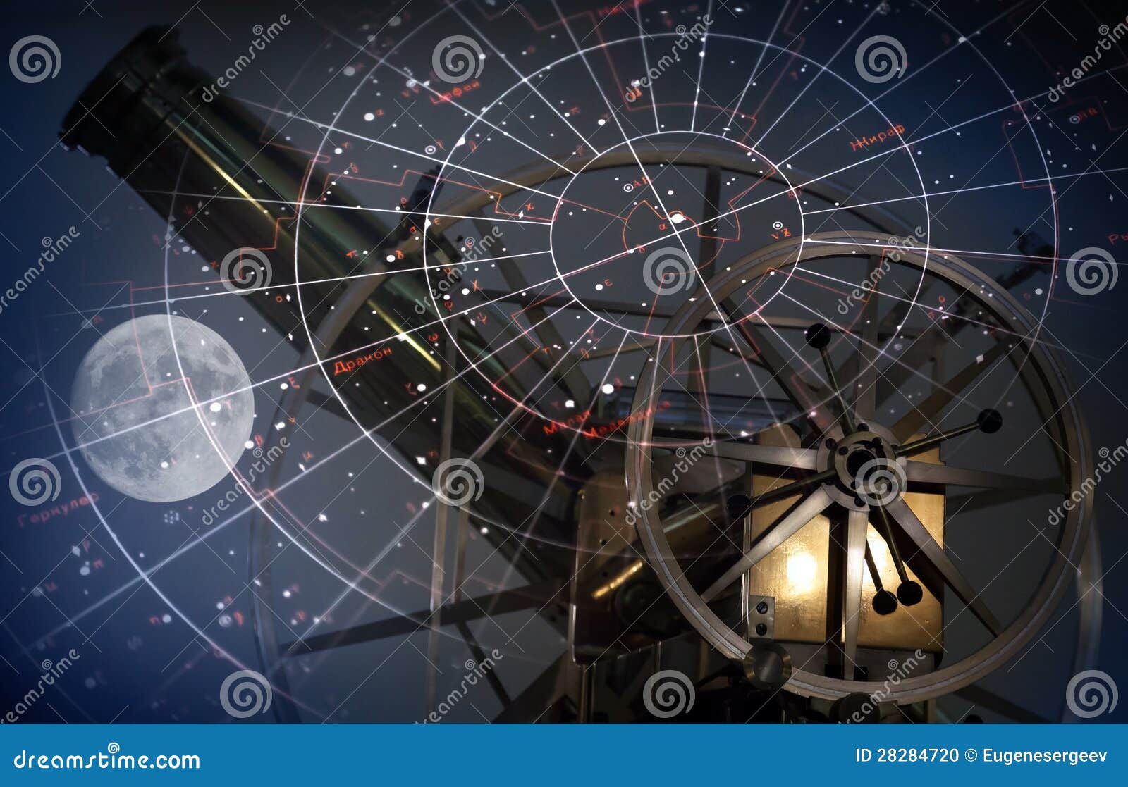 Astronomical Abstract Background Stock Photo - Image of copper ...