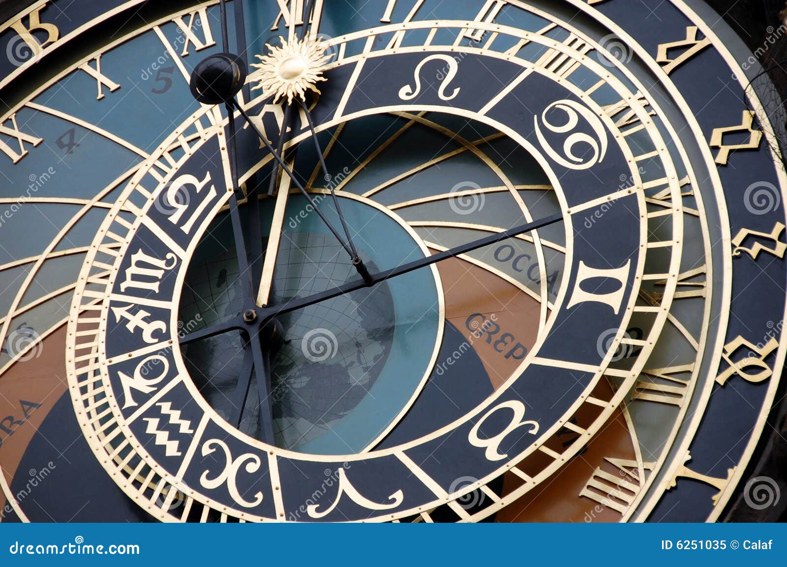 Astronomical clock stock image. Image of culture, minute - 6251035