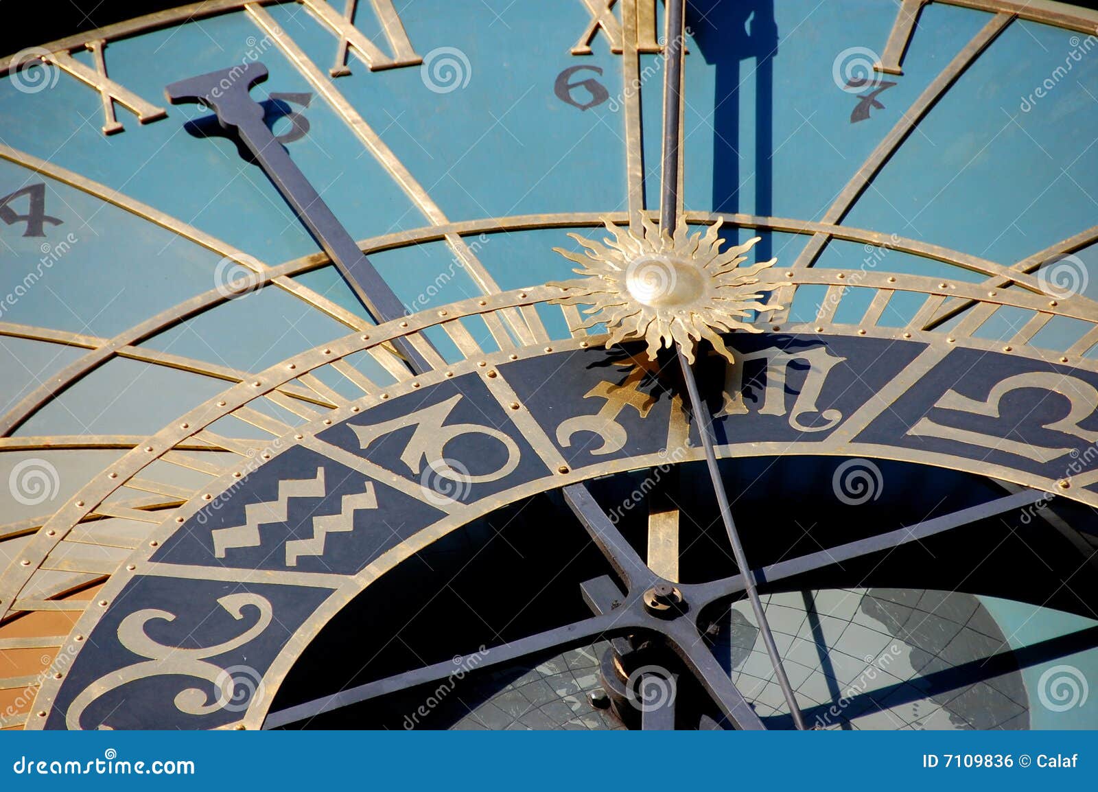 Astronomical clock stock photo. Image of aged, ancient - 7109836