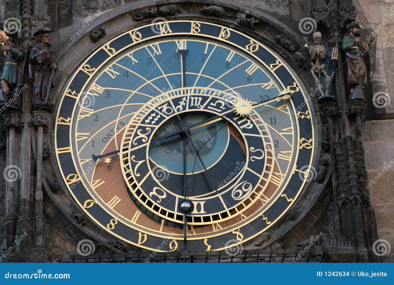 Astronomical Clock, Prague, Czech Republic Stock Photo - Image of hall ...