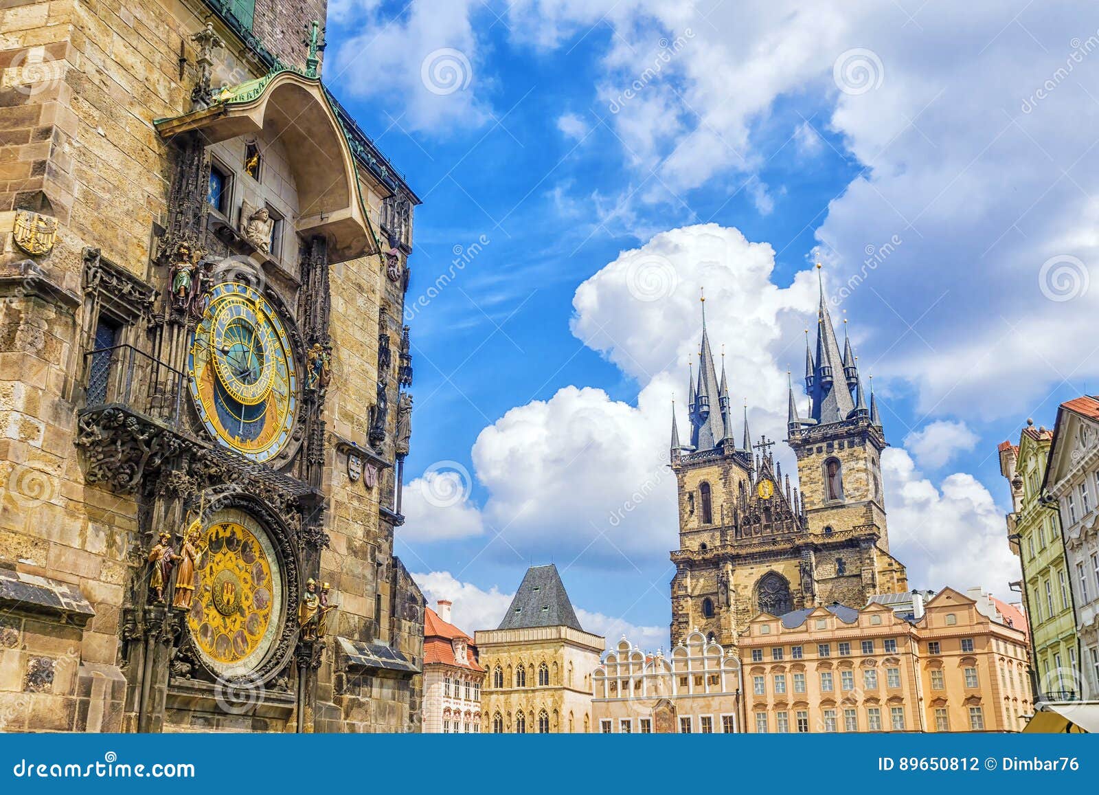 Astronomical Clock in Prague, Czech Republic Stock Photo - Image of ...