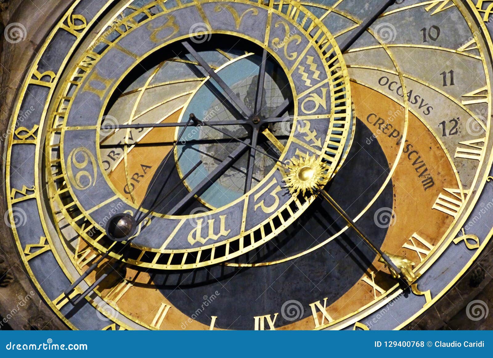The Astronomical Watch of Prague Stock Photo - Image of time, detail ...