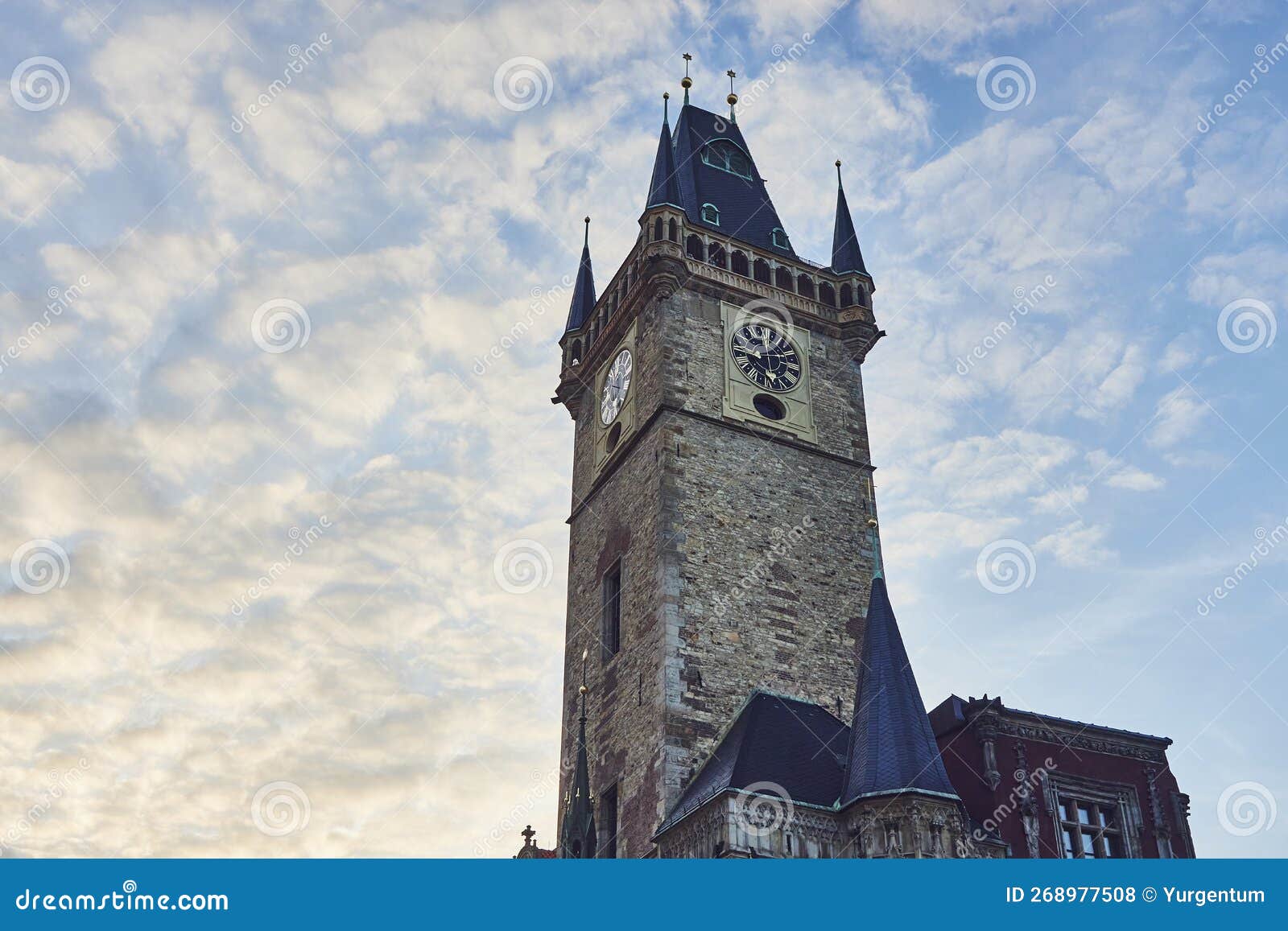 Astronomical Clock Tower in Prague Stock Photo - Image of city ...