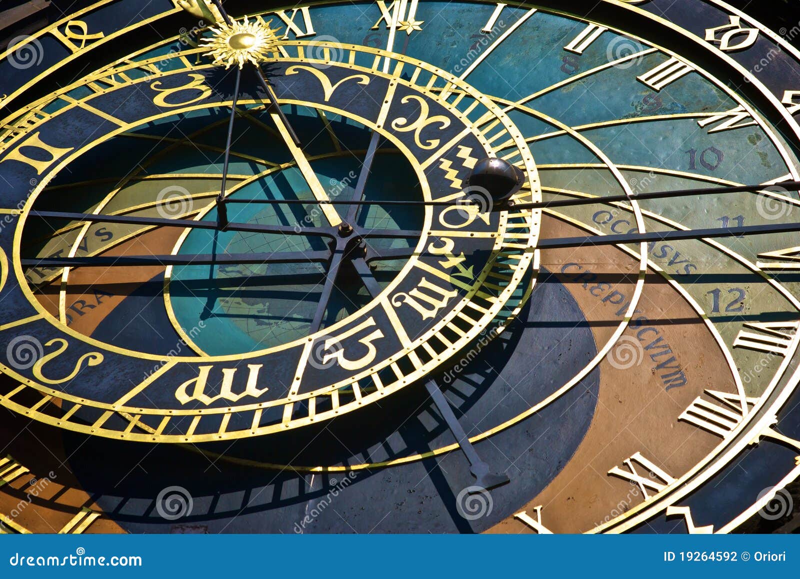 Astronomical Klocka Historiska Prague Arkivfoto - Bild av timmar, tjeck ...