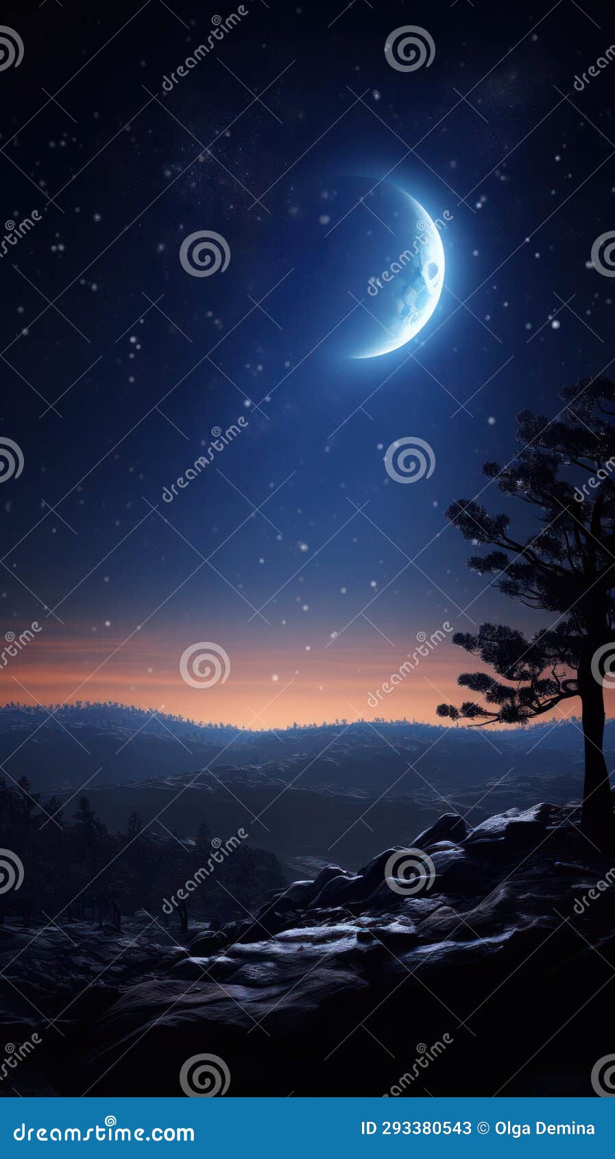 Astronomical Marvel: Moon Eclipse Amid Sky Patterns, Scientific ...