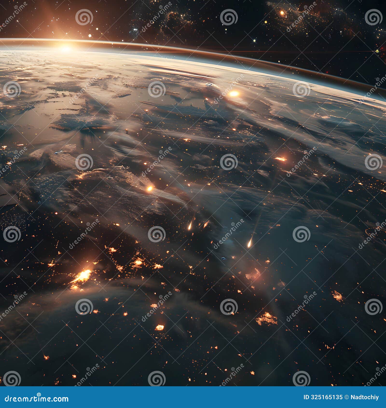 Astronomical Objects Illuminate Earths Atmosphere at Night from Outer ...