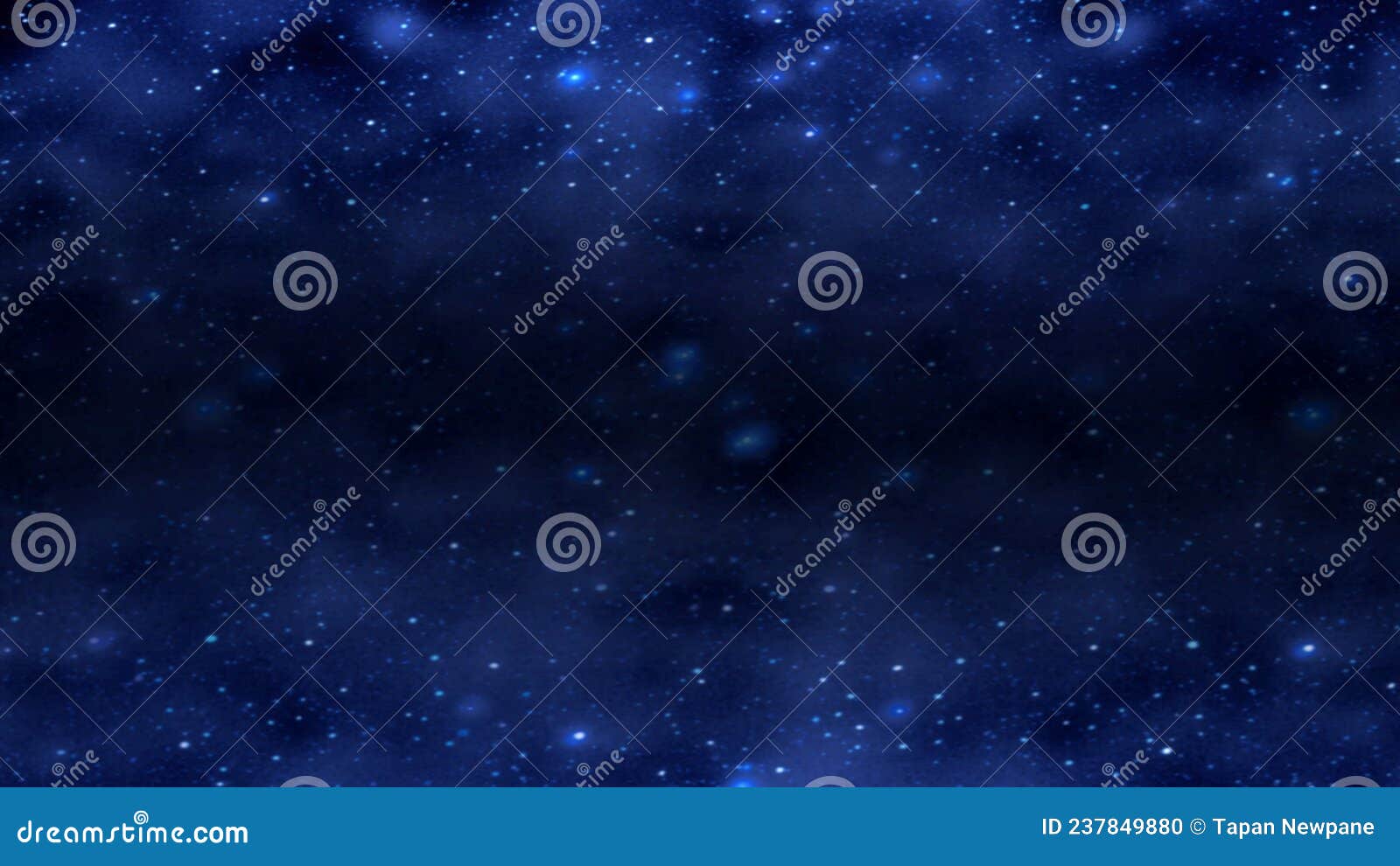 Astronomy Background of Blue Galaxy Stars at Night, Stock Photo - Image ...