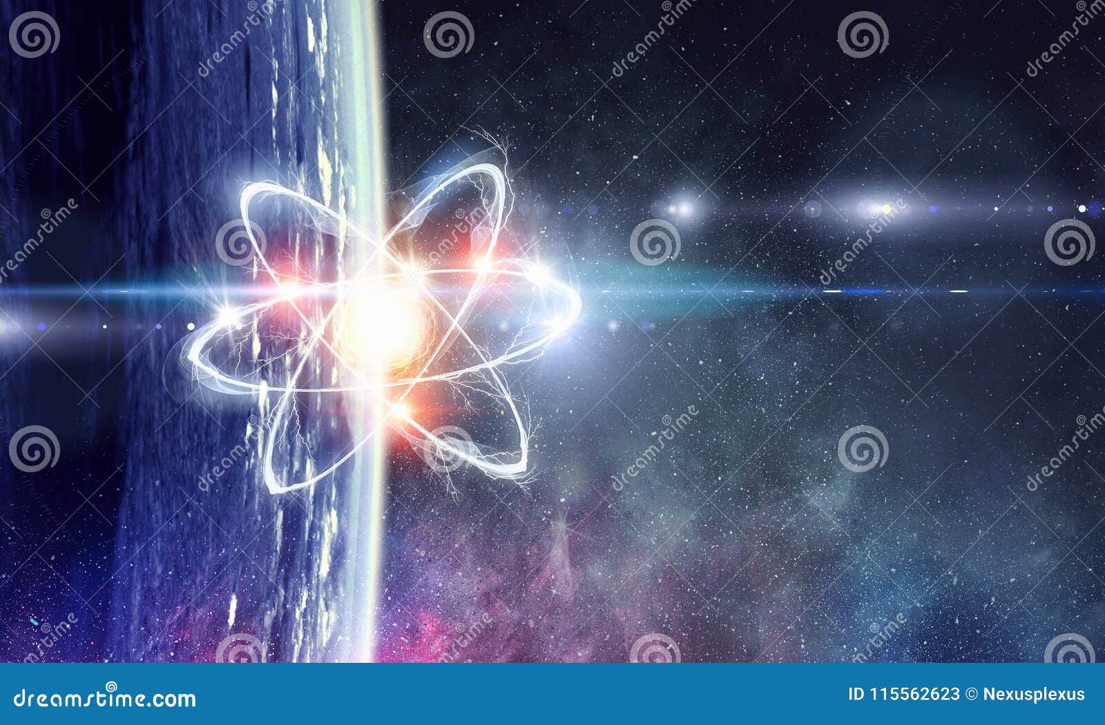 Astronomy concept backdrop stock illustration. Illustration of shining ...