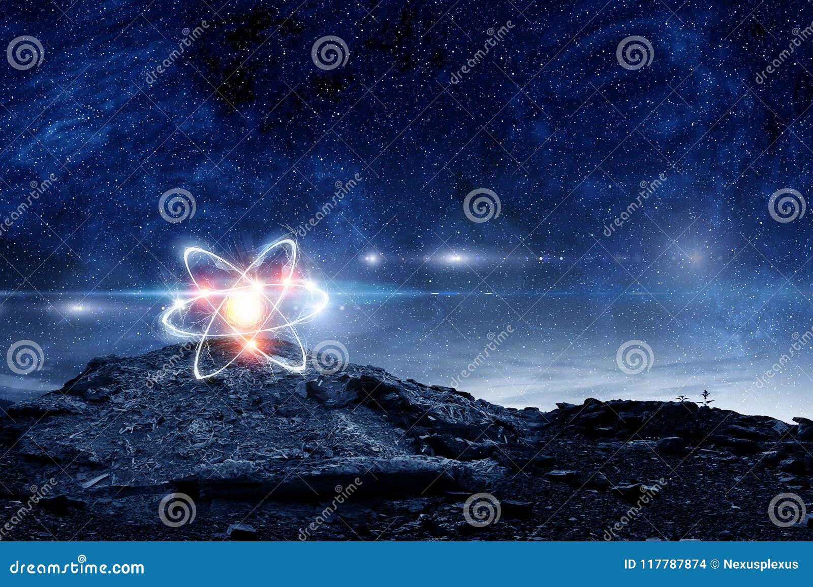 Astronomy concept backdrop stock illustration. Illustration of space ...