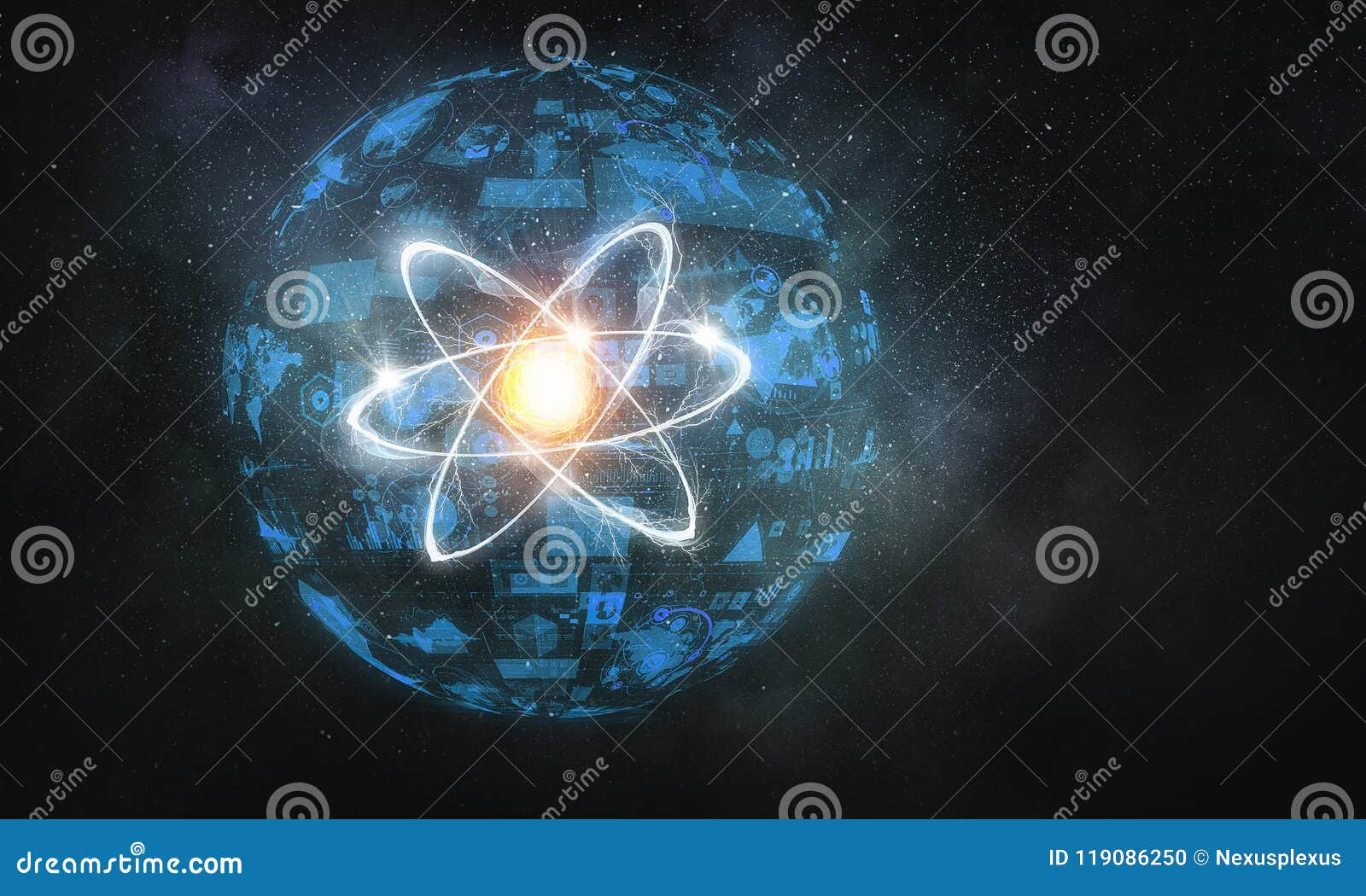 Astronomy concept backdrop stock illustration. Illustration of shining ...