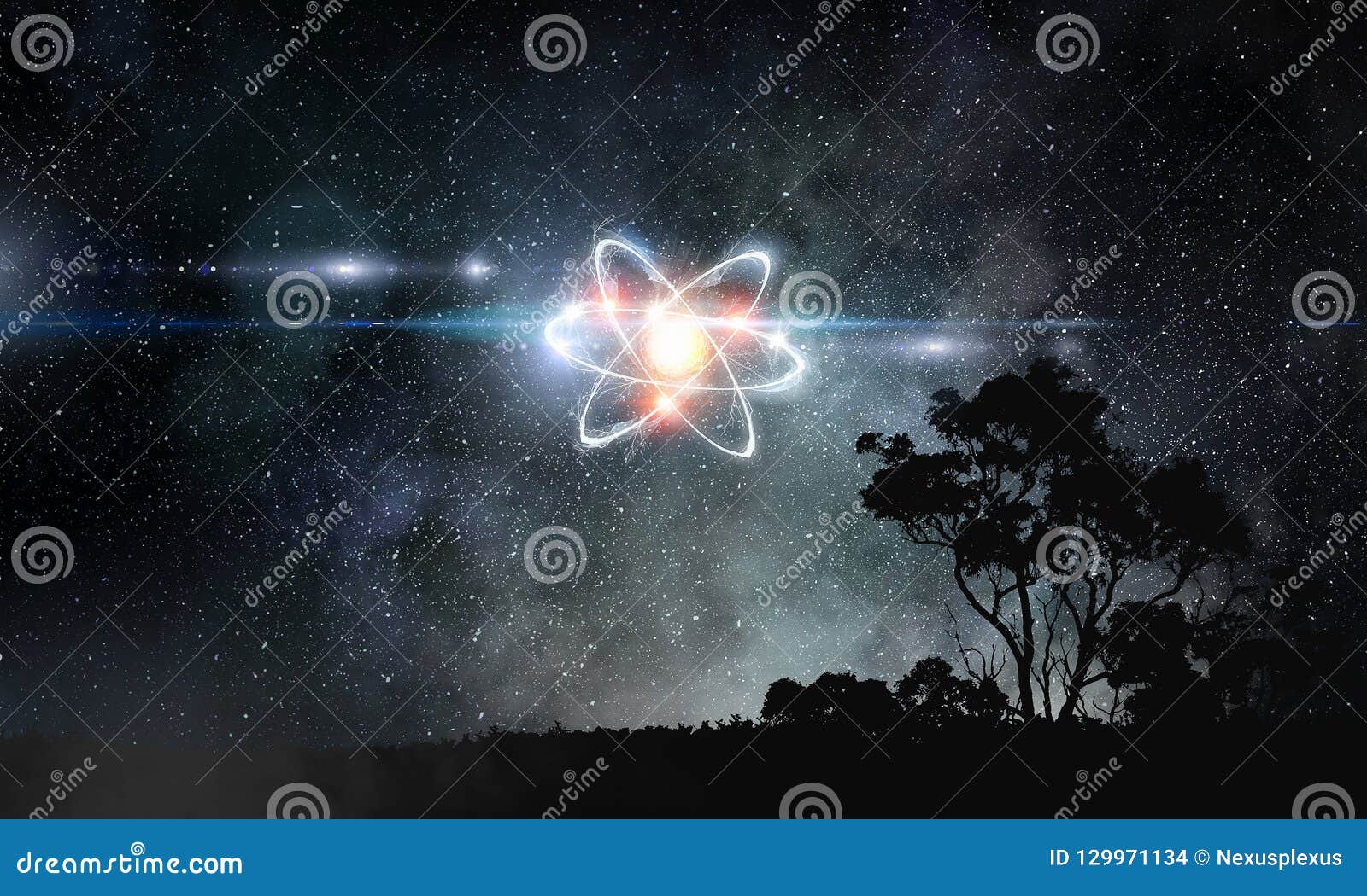 Astronomy concept backdrop stock illustration. Illustration of ...