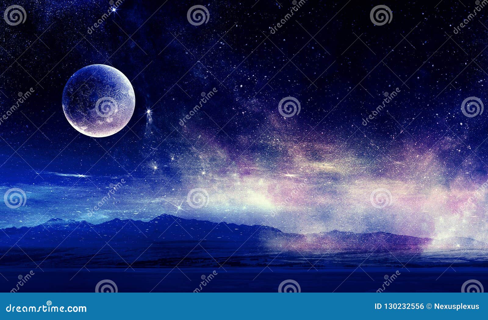 Astronomy concept backdrop stock illustration. Illustration of ...