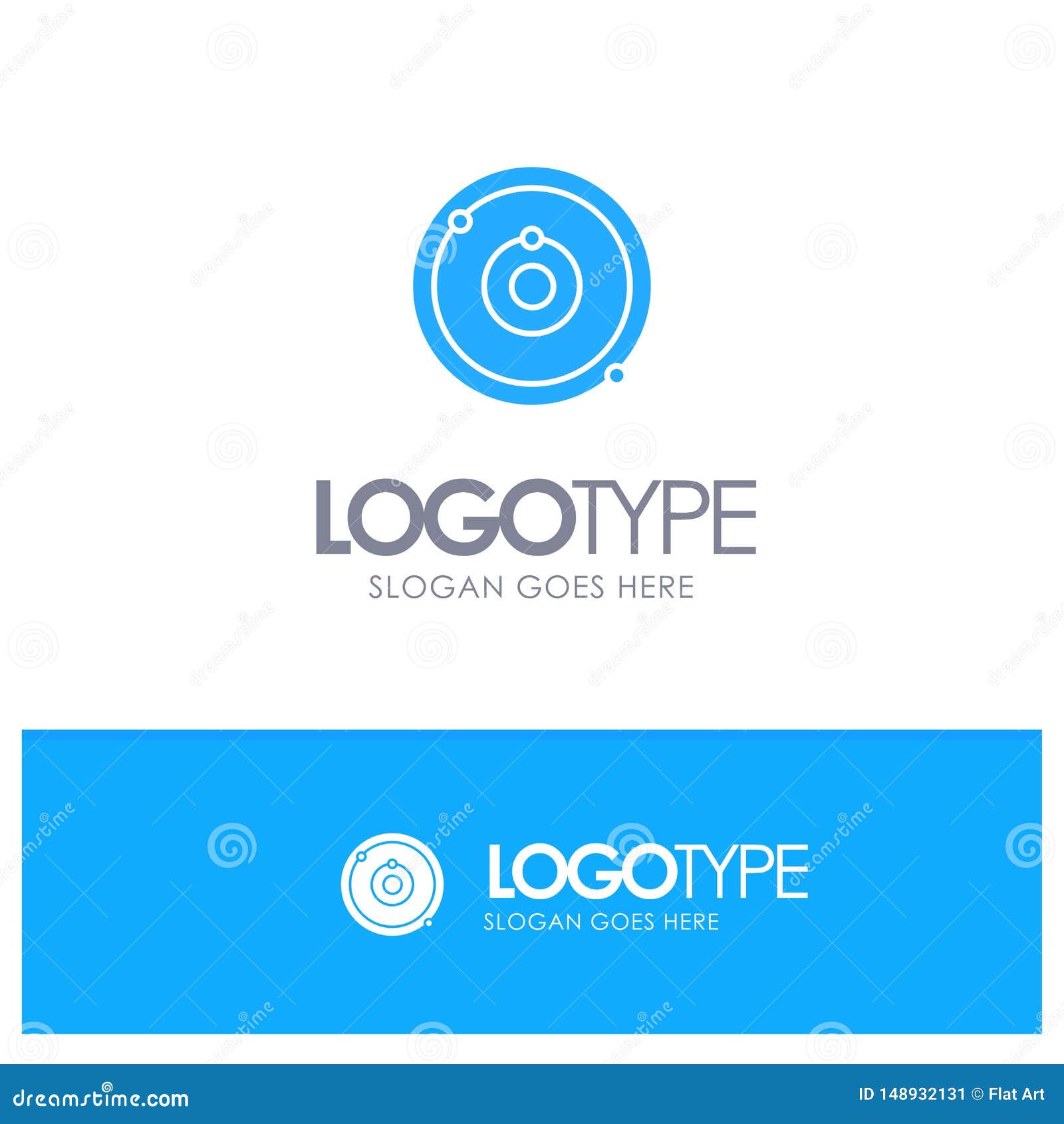 Astronomy, Planet, Education, Learning Blue Logo Vector Stock Vector ...