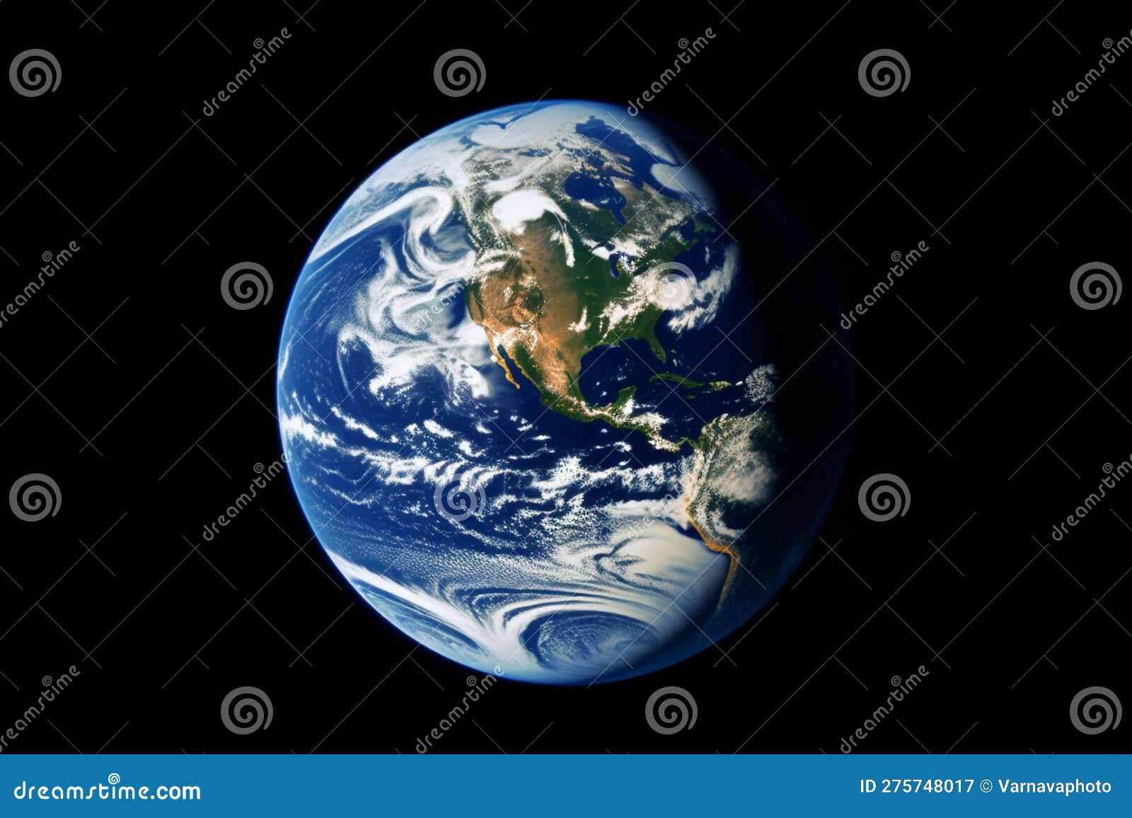 Astronomy Wonders: Mesmerizing Image of Our Planet from Above. AI ...