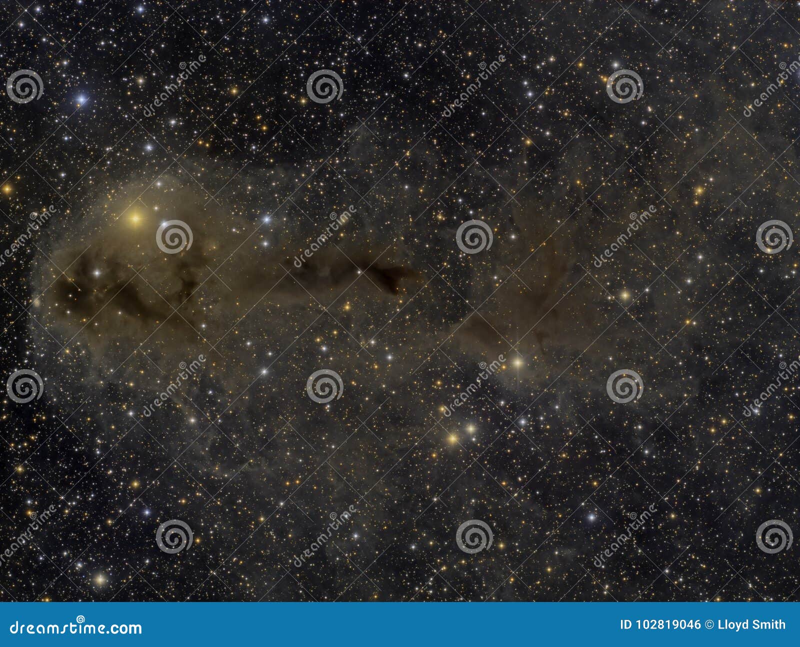 LBN 437 Nebula stock photo. Image of astrophotography - 102819046