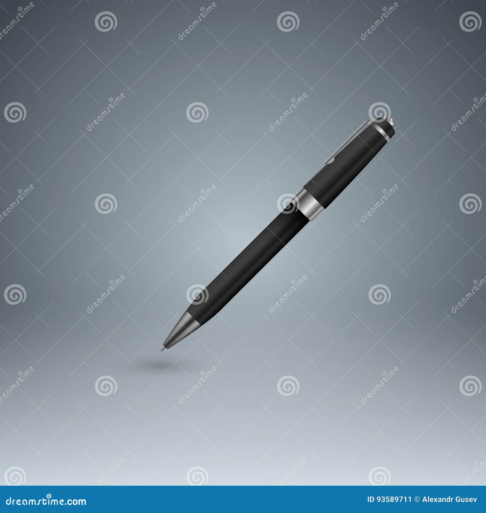 Asunto Infographics Icono De La Pluma Ilustración del Vector ...