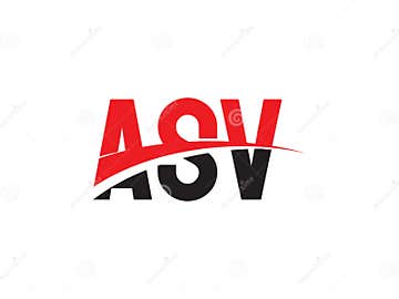ASV Letter Initial Logo Design Vector Illustration Stock Vector ...