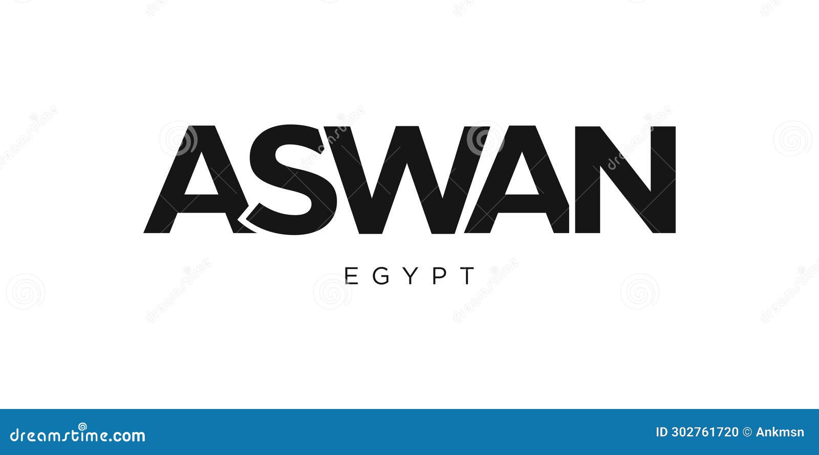 Aswan in the Egypt Emblem. the Design Features a Geometric Style ...