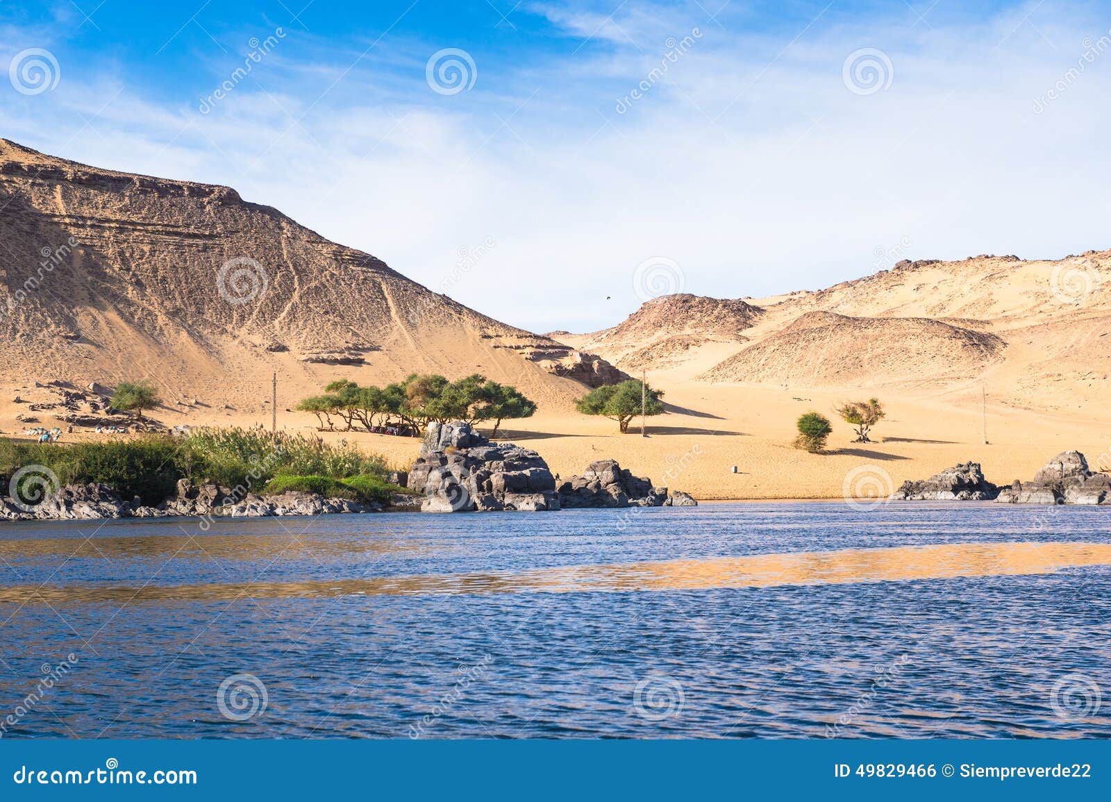 Aswan, Egypt stock photo. Image of boat, egypt, nubian - 49829466