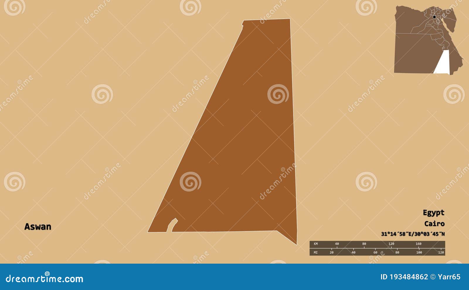 Aswan, Governorate of Egypt, Zoomed. Pattern Stock Illustration ...