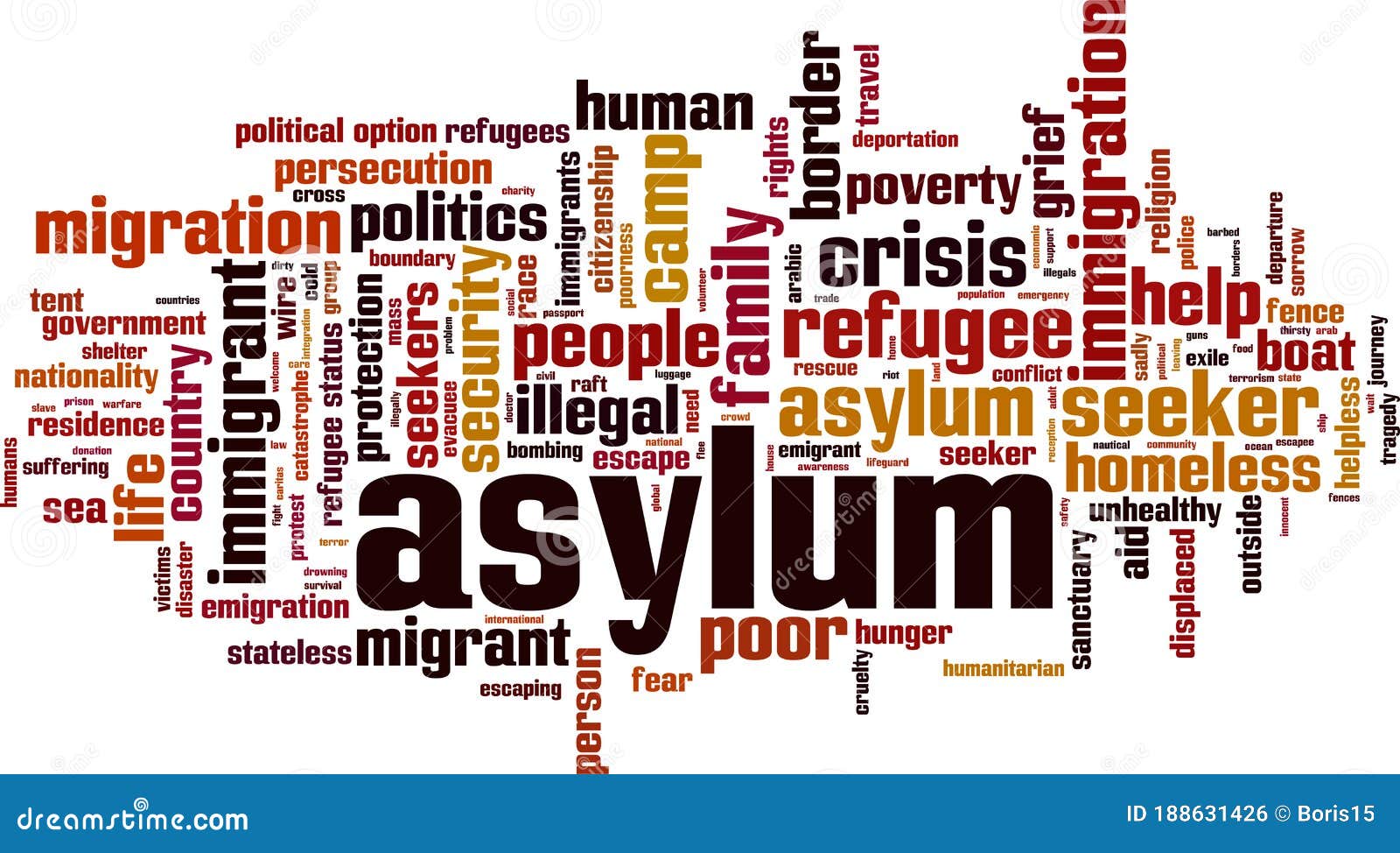 Asylum Word Cloud And Hand With Marker Concept Royalty-Free Stock Image ...