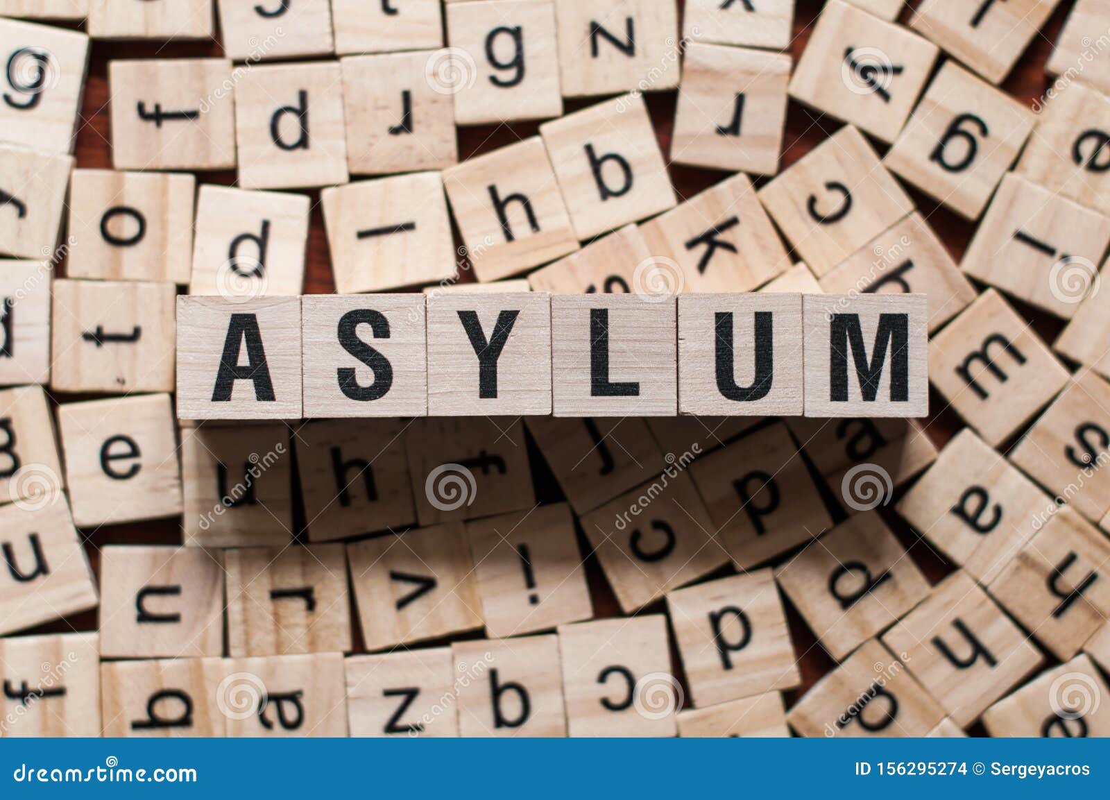 ASYLUM word concept stock photo. Image of illegal, immigration - 156295274