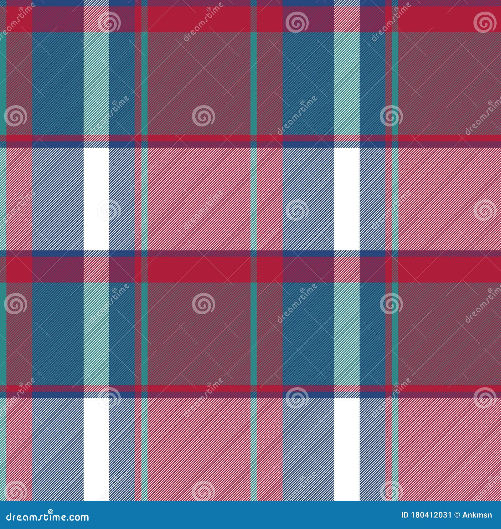 Asymmetrical Abstract Check Plaid Seamless Pattern Stock Vector ...