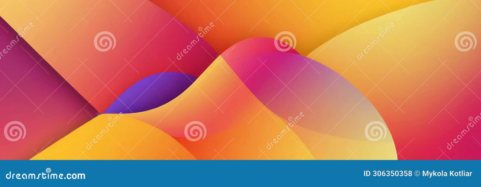 Asymmetrical Shapes in Yellow and Palevioletred Stock Photo - Image of ...