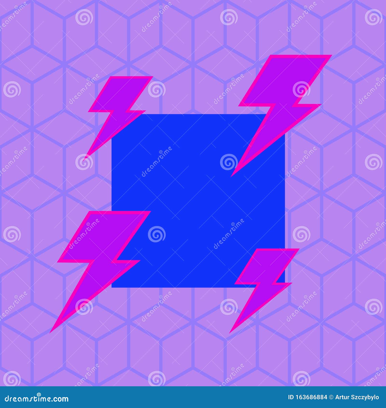 Asymmetrical Unequal Shaped Form Format of Colourful Thing Object ...