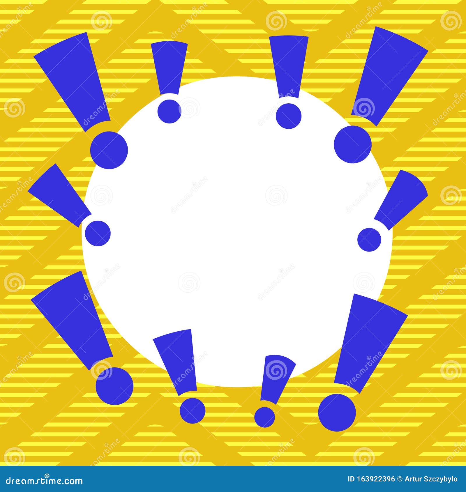 Asymmetrical Unequal Shaped Form Format of Colourful Thing Object ...