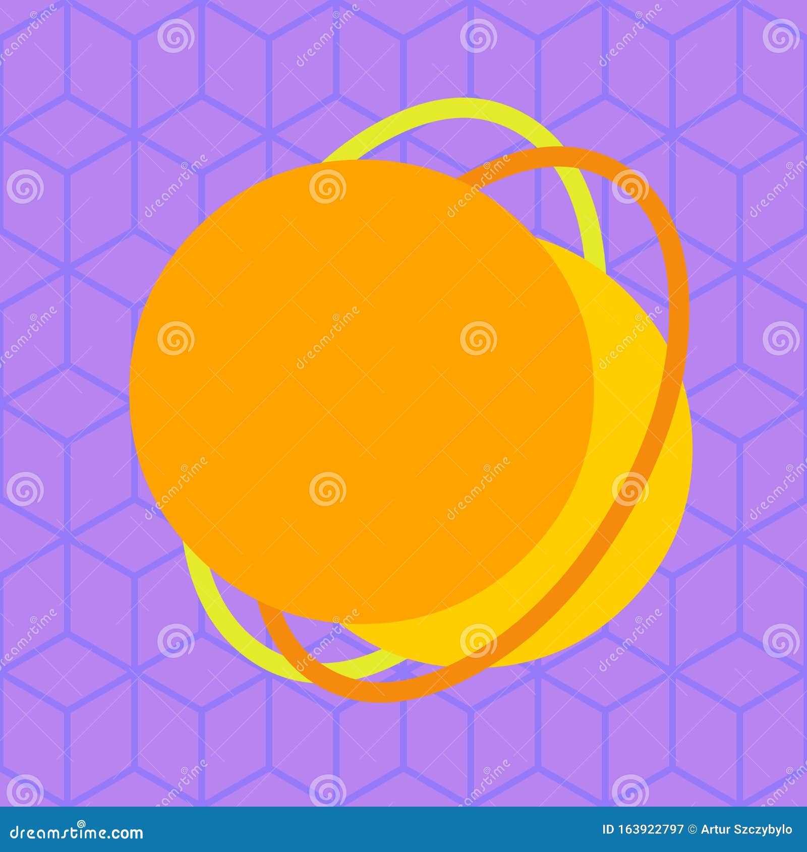 Asymmetrical Unequal Shaped Form Format of Colourful Thing Object ...