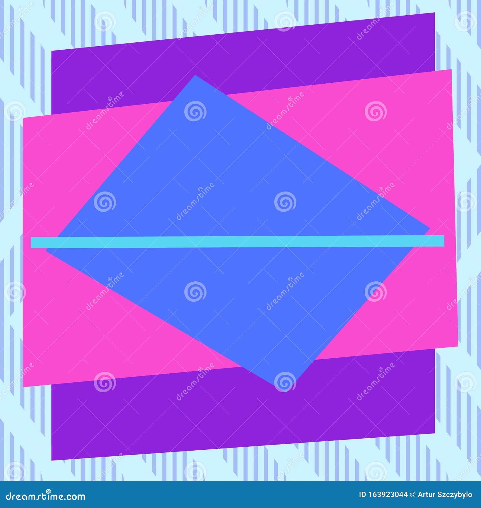 Asymmetrical Unequal Shaped Form Format of Colourful Thing Object ...