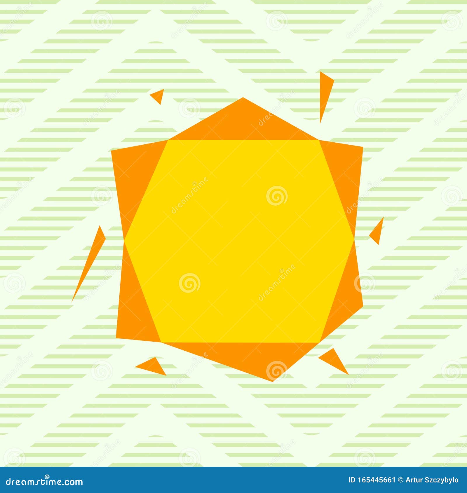 Asymmetrical Unequal Shaped Form Format of Colourful Thing Object ...