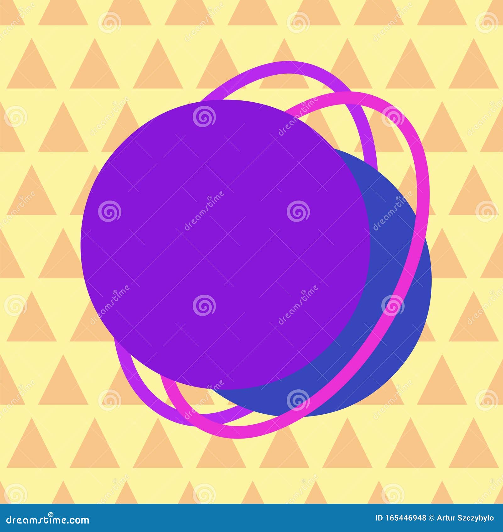 Asymmetrical Unequal Shaped Form Format of Colourful Thing Object ...